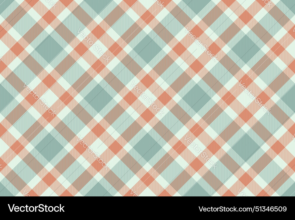 Worn pattern textile fabric diagonal tartan Vector Image