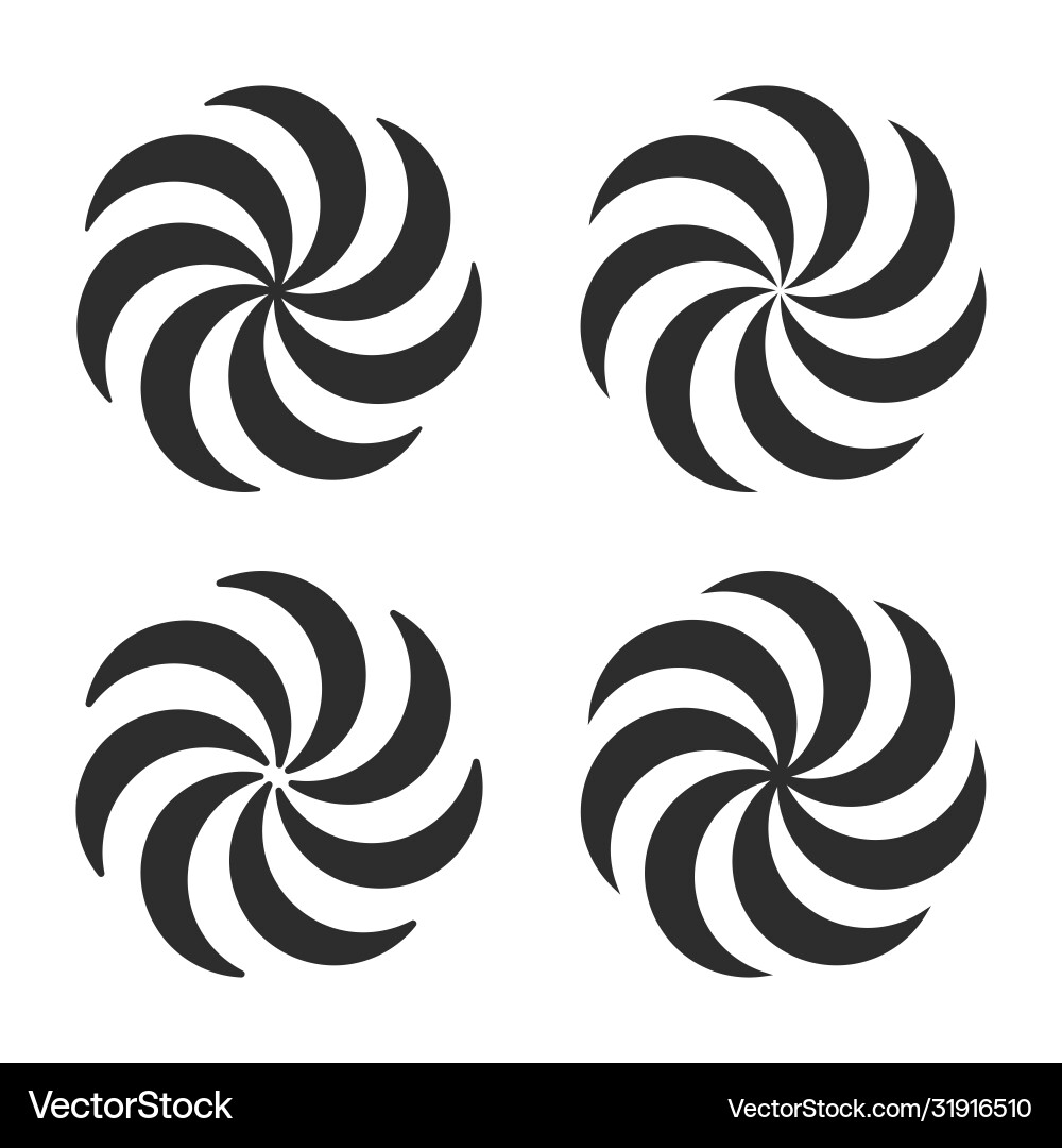 Icon set with georgian symbol borjgali Royalty Free Vector