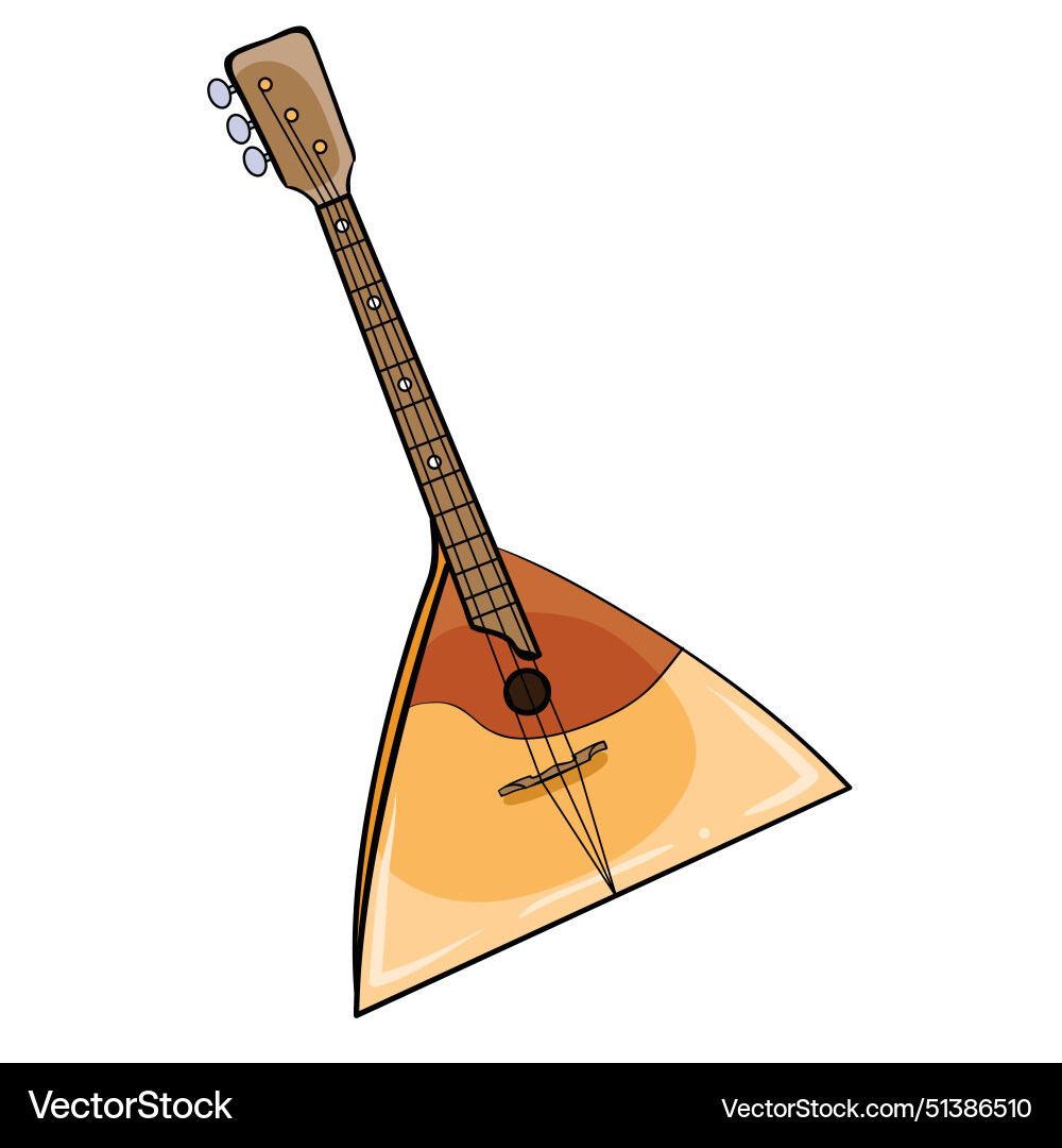 Musical instrument balalaika Royalty Free Vector Image