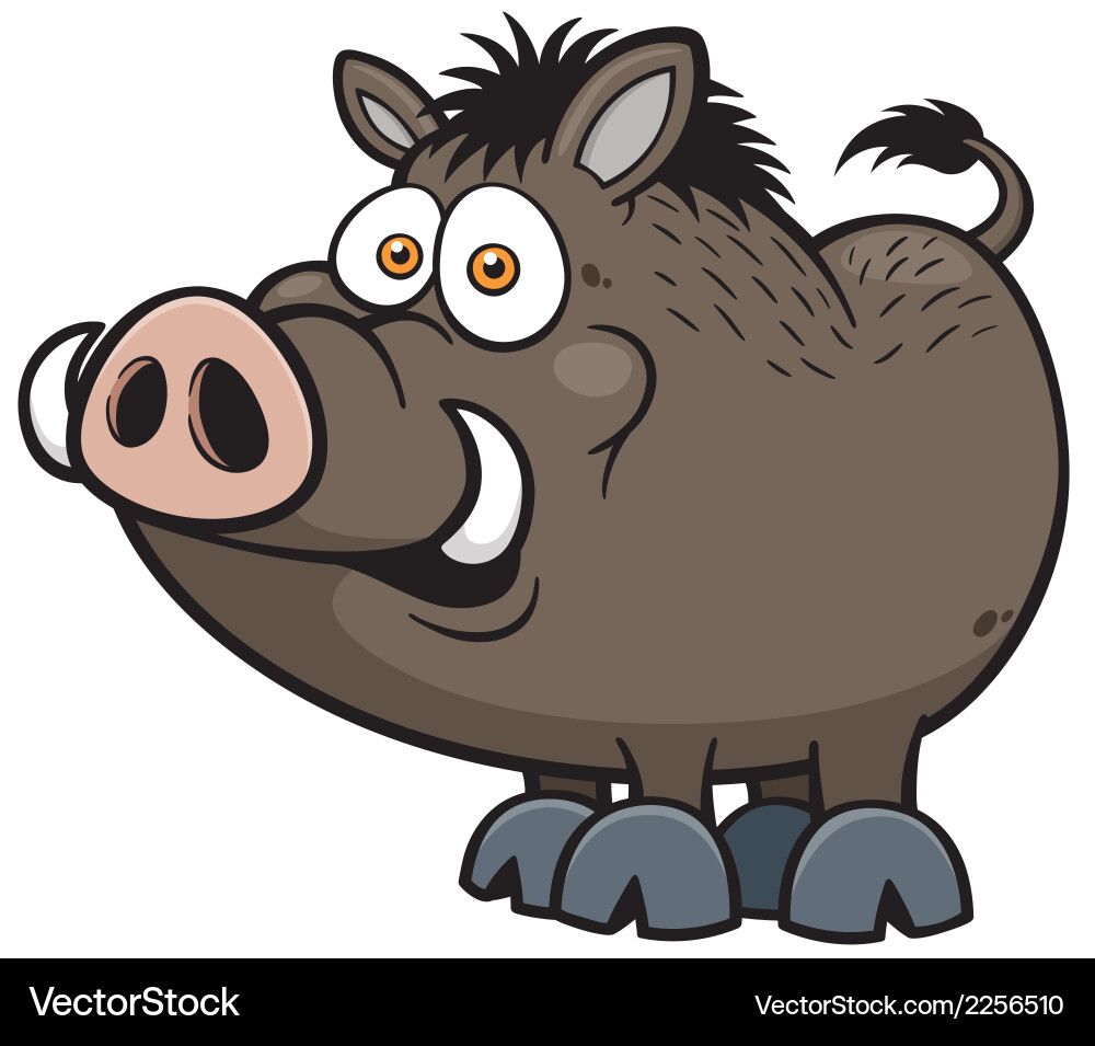 Wild boar Royalty Free Vector Image - VectorStock