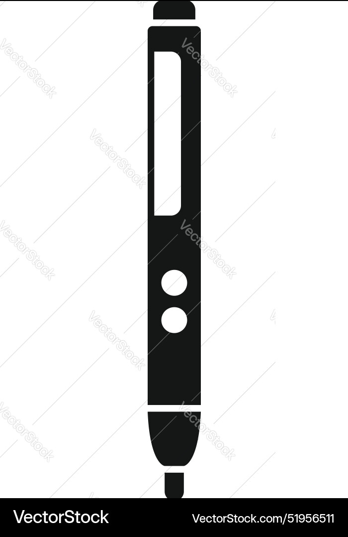 Electronic pen for digital signature on tablet Vector Image