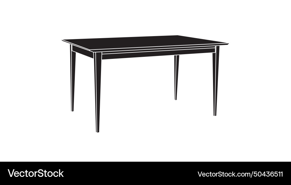 Isolated of a wooden table Royalty Free Vector Image