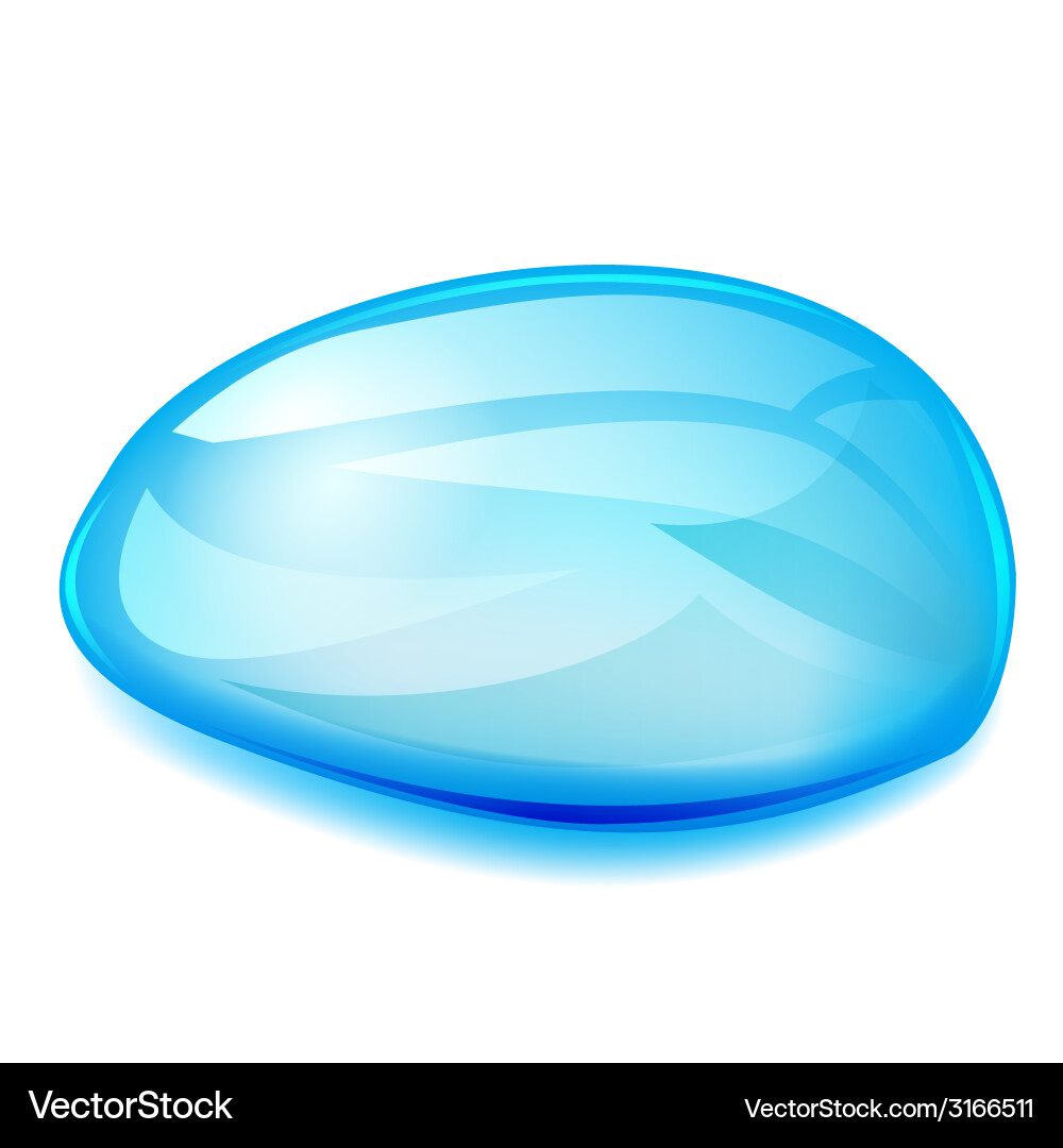 Isolated Water Droplet Royalty Free Vector Image