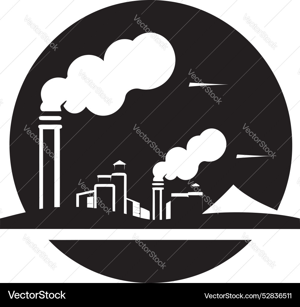 Soot solutions industry logo ecoventure Royalty Free Vector
