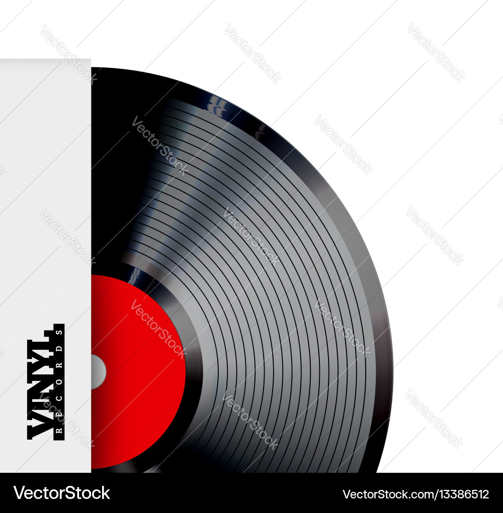 Vinyl record Royalty Free Vector Image - VectorStock