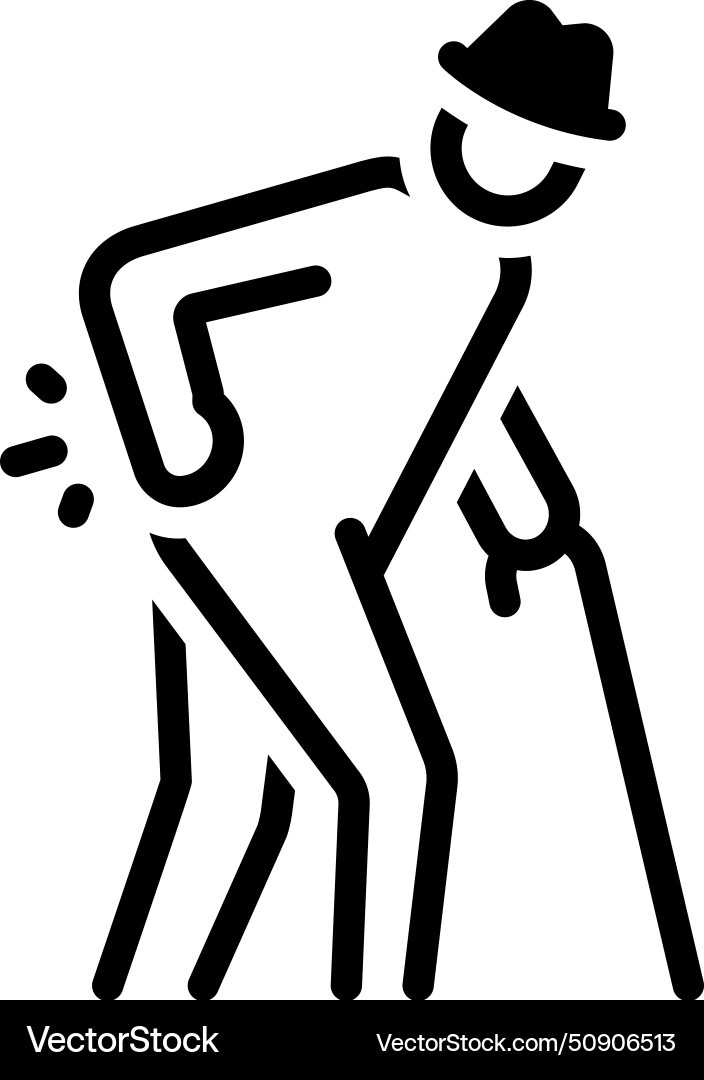 Back pain Royalty Free Vector Image - VectorStock