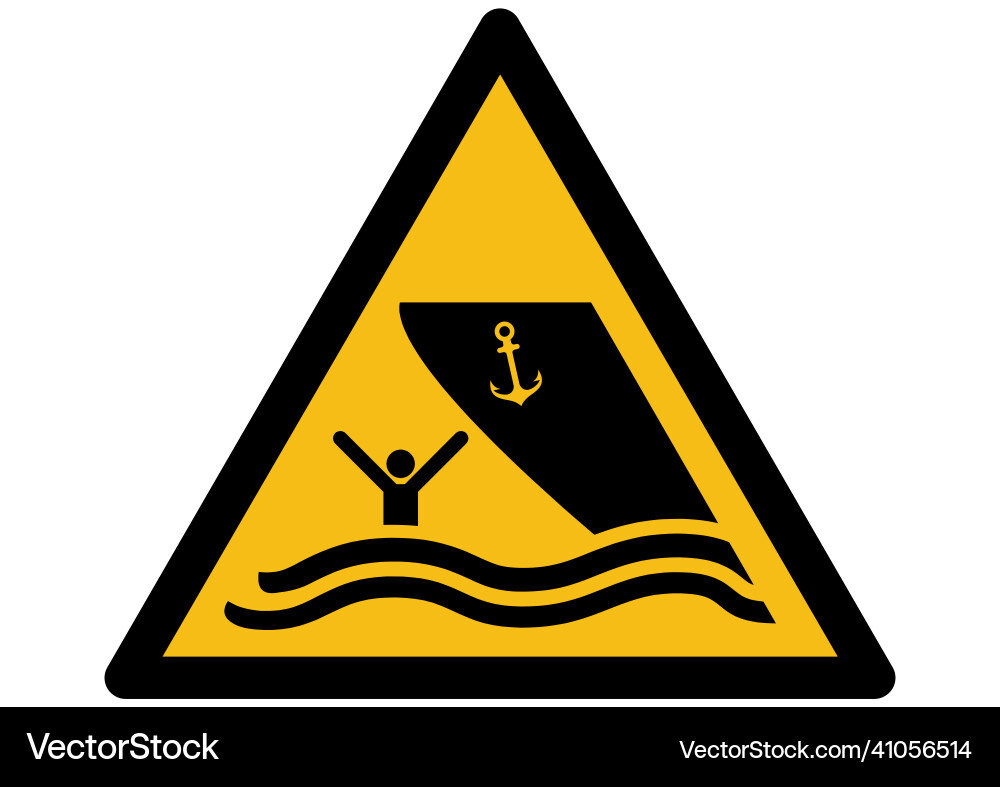 Boating area Royalty Free Vector Image - VectorStock