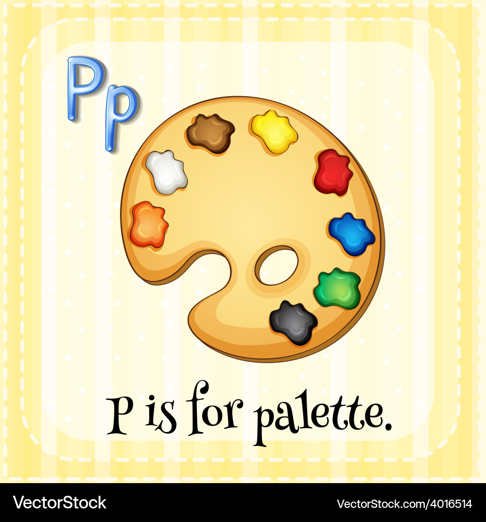 Letter p Royalty Free Vector Image - VectorStock