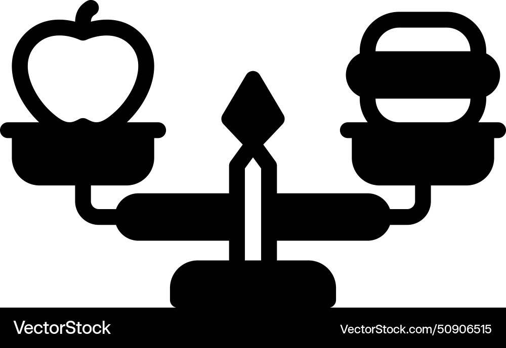 Balanced diet Royalty Free Vector Image - VectorStock
