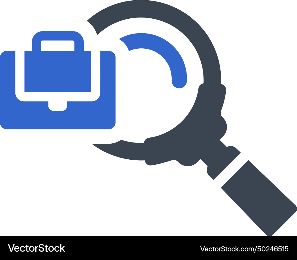 Find job icon Royalty Free Vector Image - VectorStock