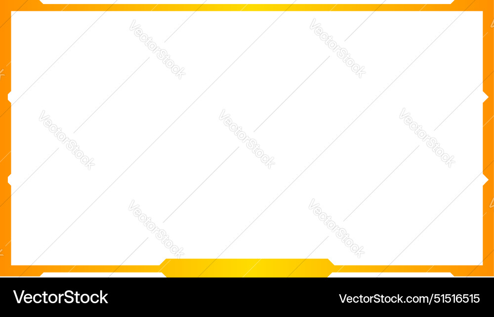 Webcam overlay Royalty Free Vector Image - VectorStock
