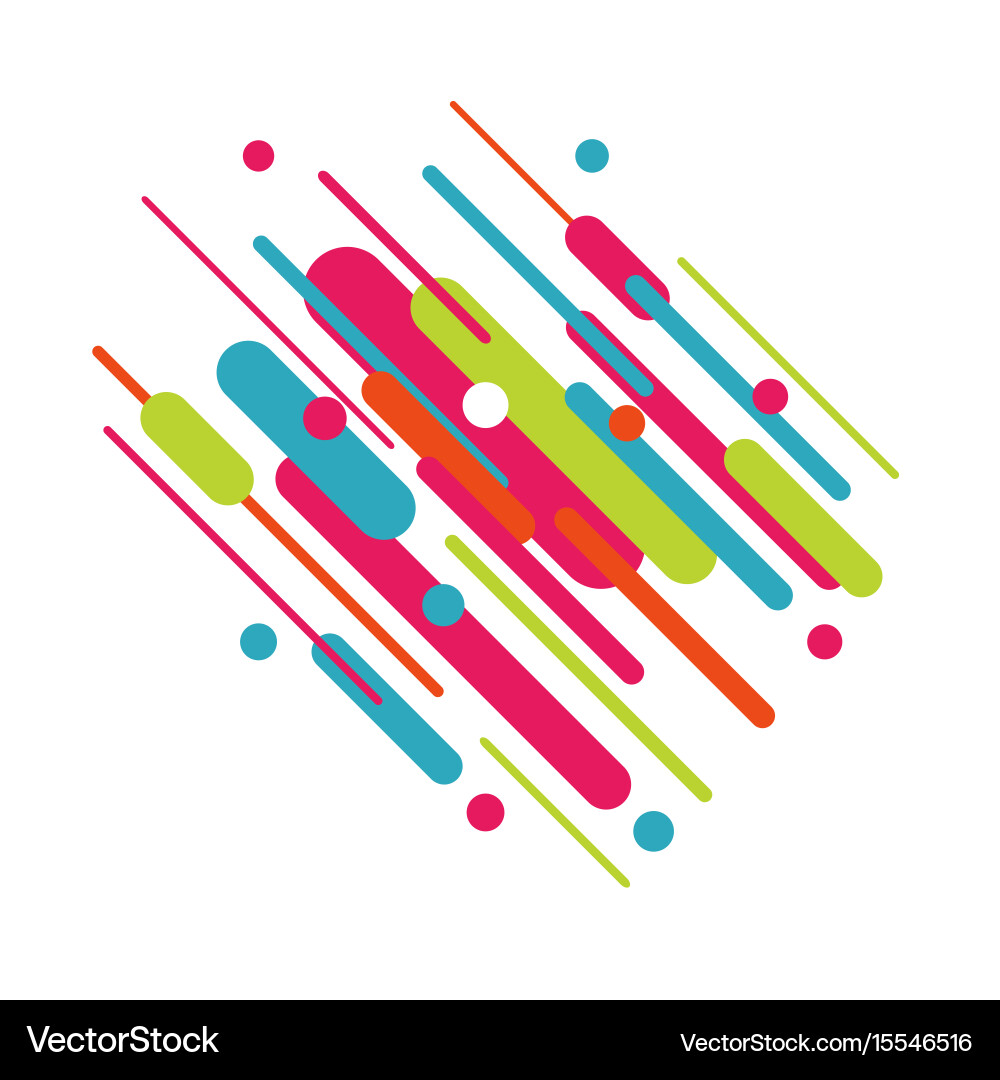 Geometric dynamic background Royalty Free Vector Image