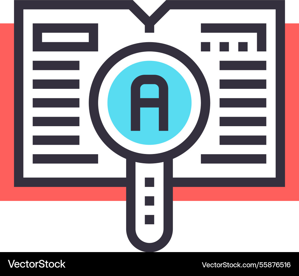 Search of knowledge Royalty Free Vector Image - VectorStock