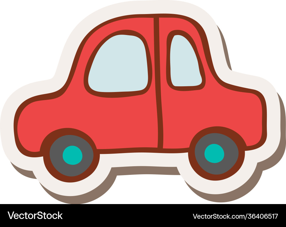 Doodle car Royalty Free Vector Image - VectorStock