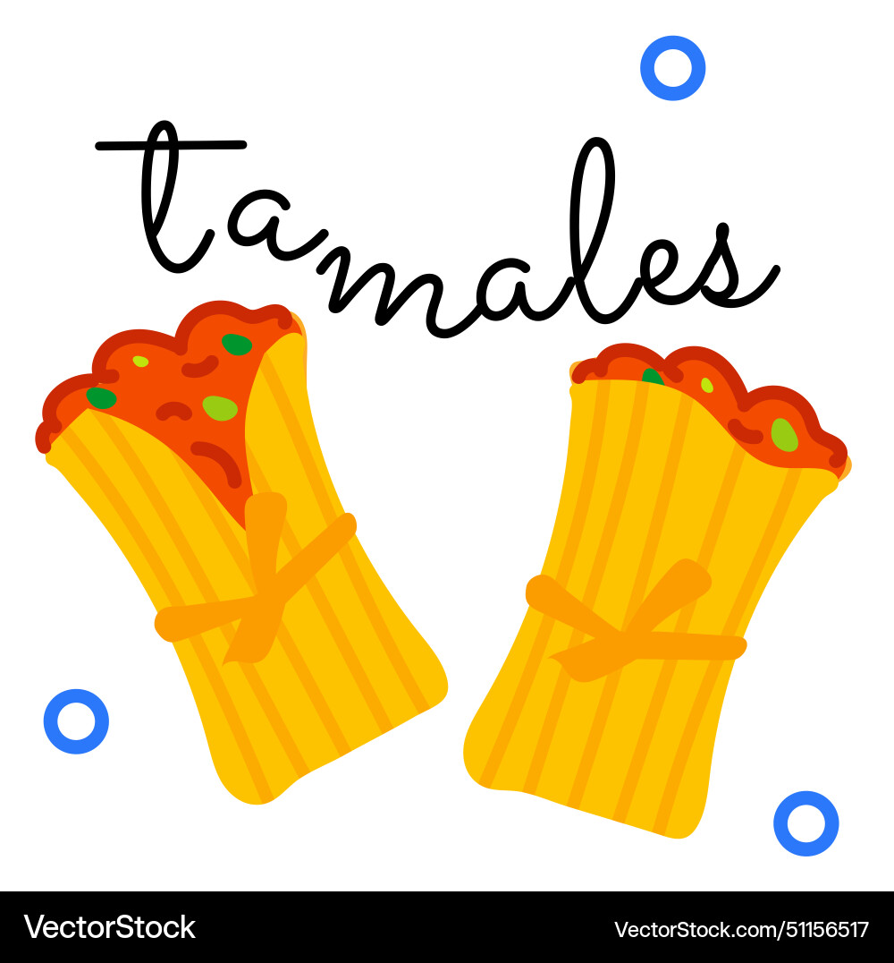 Tamales Royalty Free Vector Image - VectorStock