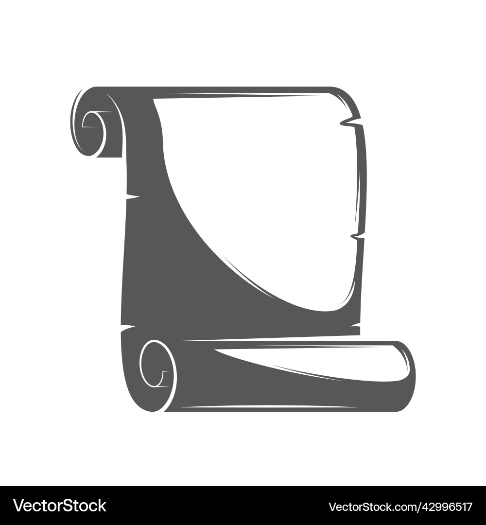 Vintage scroll paper Royalty Free Vector Image