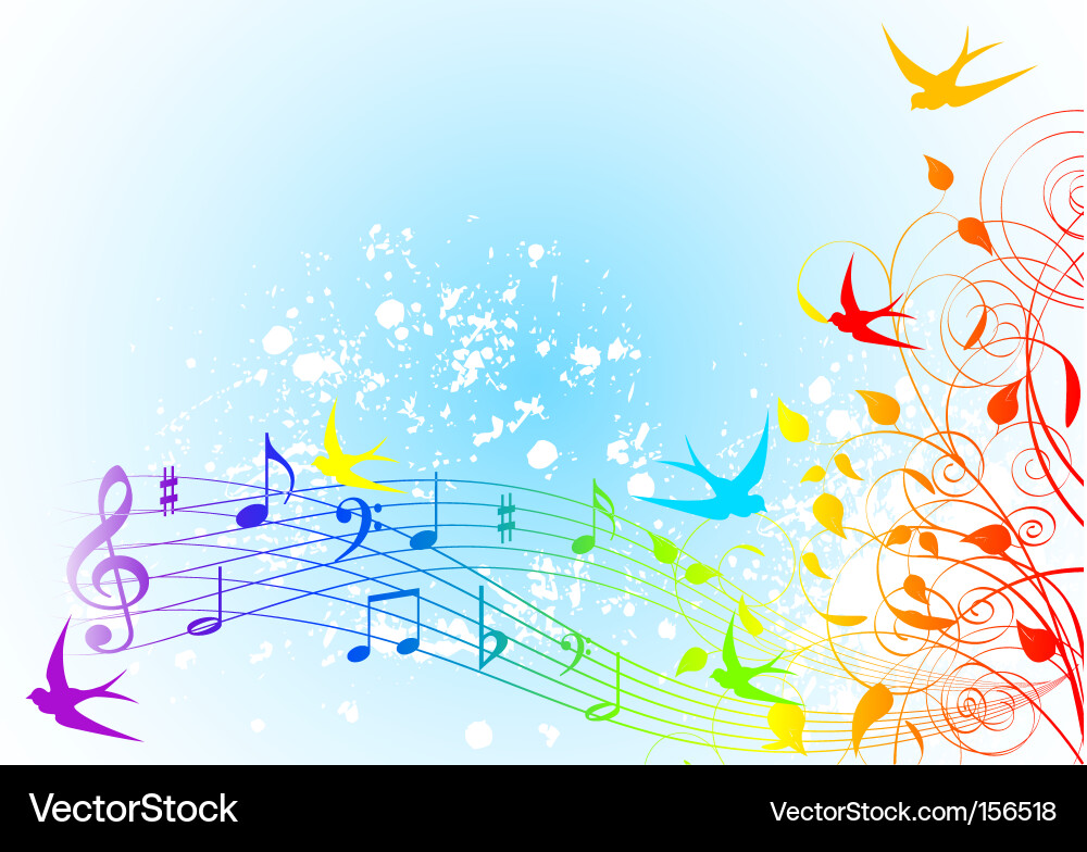 Spring song Royalty Free Vector Image - VectorStock