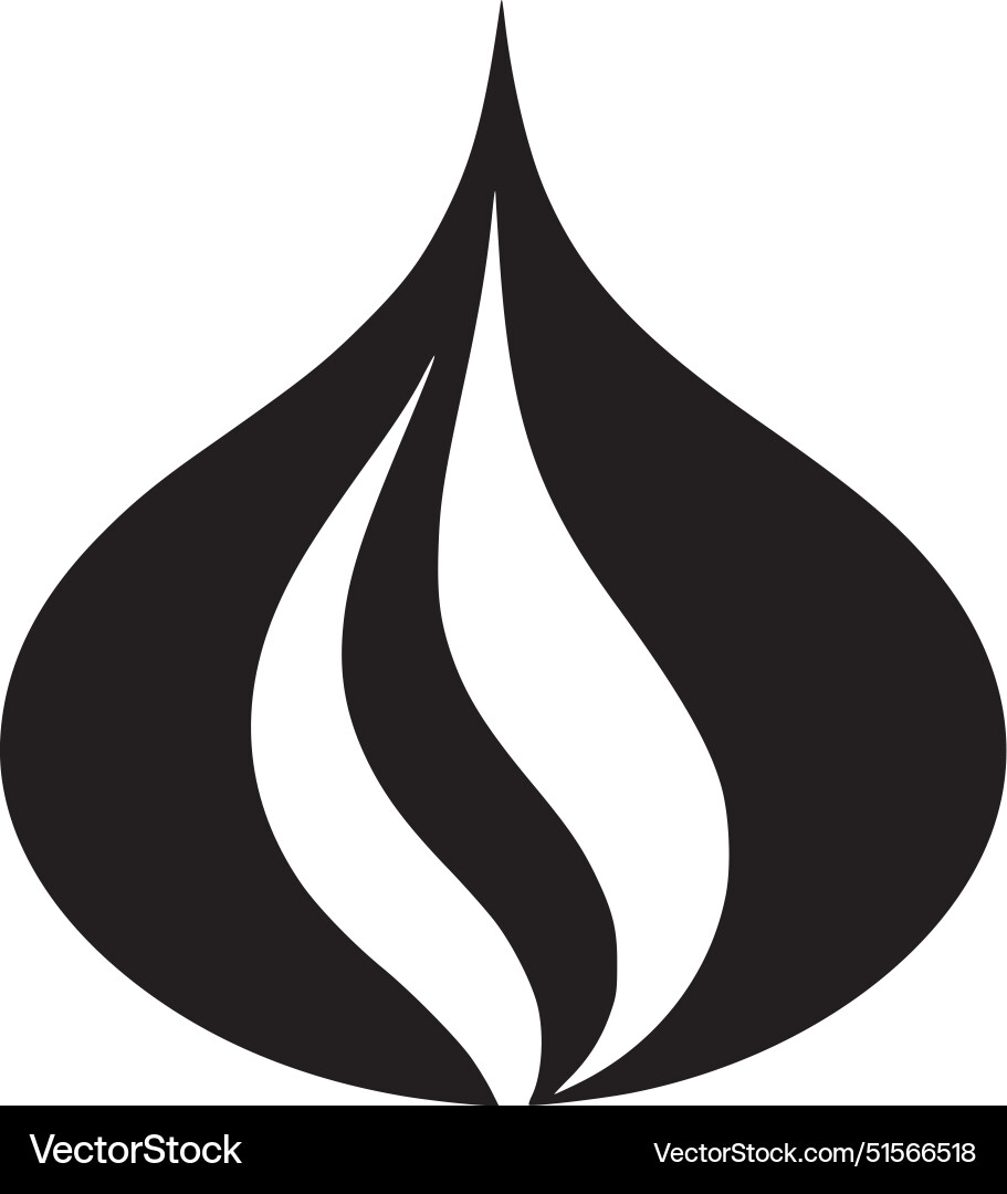 Water - minimalist and flat logo Royalty Free Vector Image