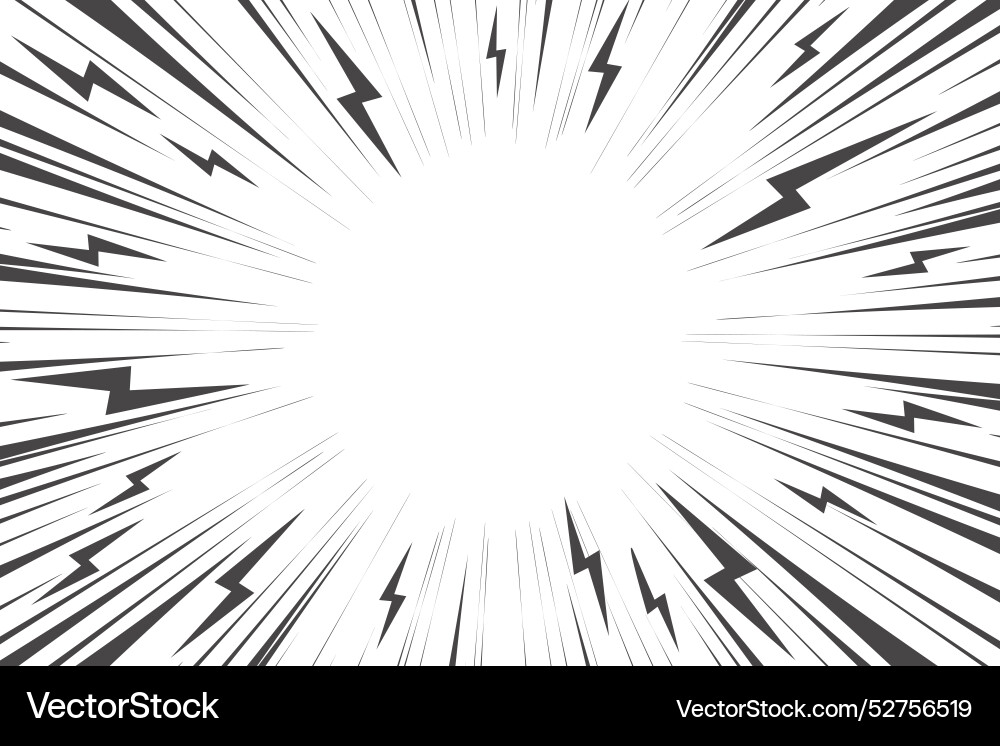 Electric Burst Pop Art Royalty Free Vector Image