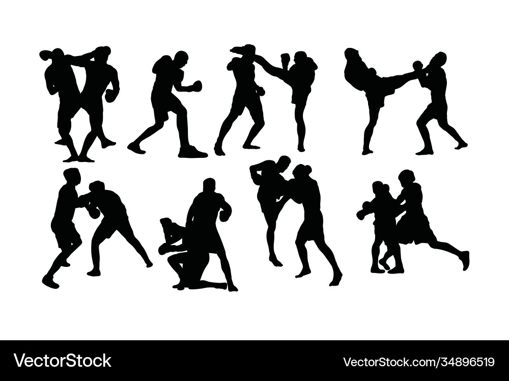 Free boxing sport activity Royalty Free Vector Image