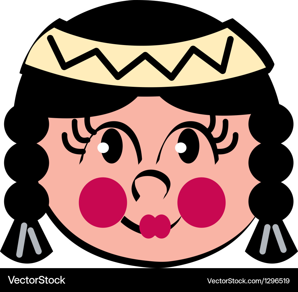 Indian girl Royalty Free Vector Image - VectorStock