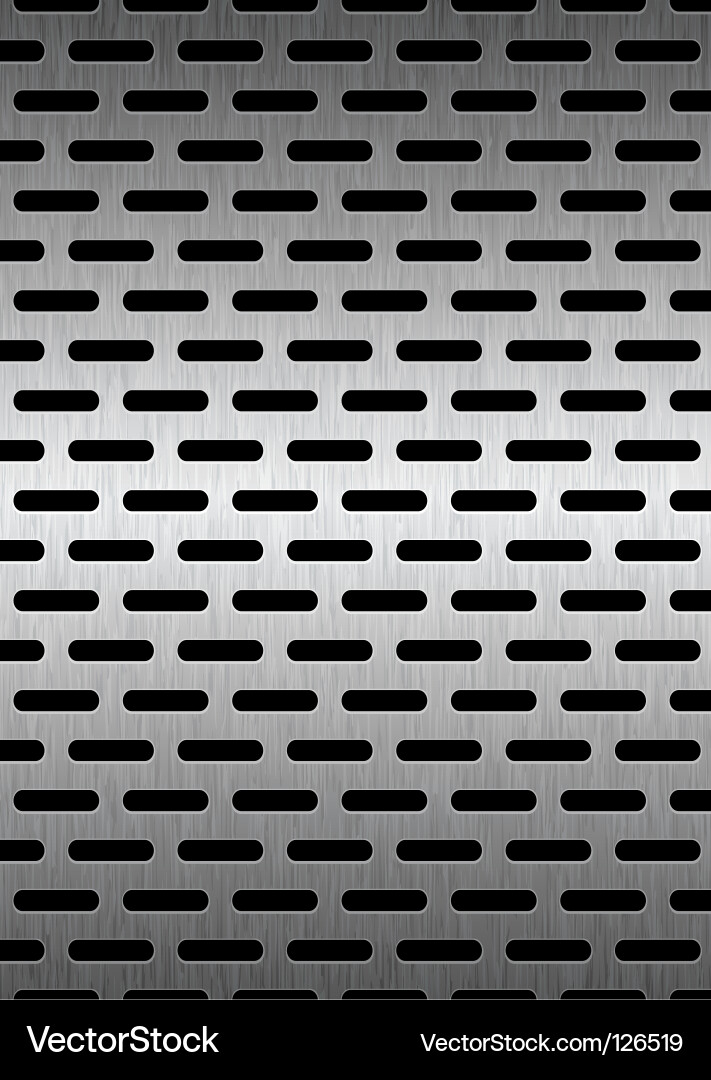 Metal grill background Royalty Free Vector Image