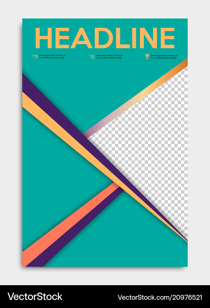 Broschüre Flyer Design Layout Vorlage Größe a4 Vektorbild