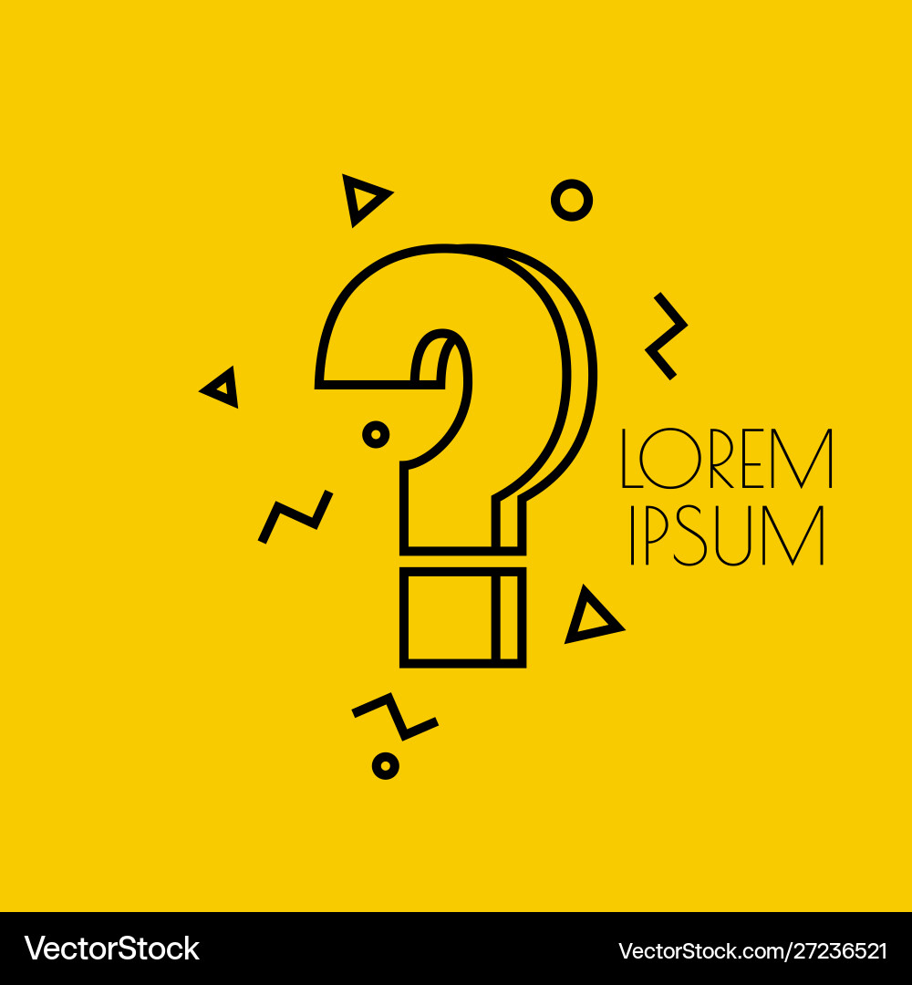 Question mark icon Royalty Free Vector Image - VectorStock