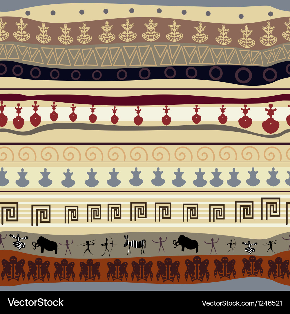 Tribal Pattern Texture Royalty Free Vector Image