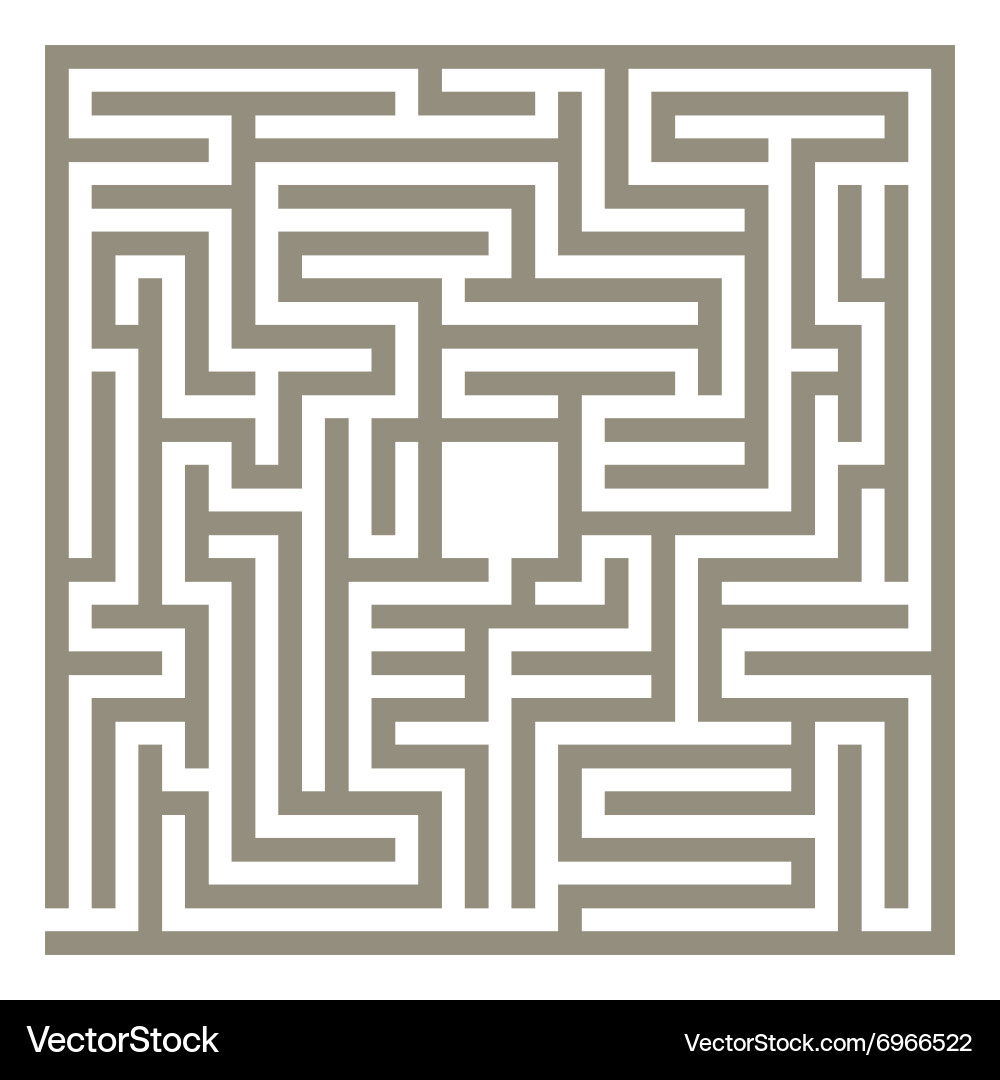 Labyrinth Royalty Free Vector Image - VectorStock