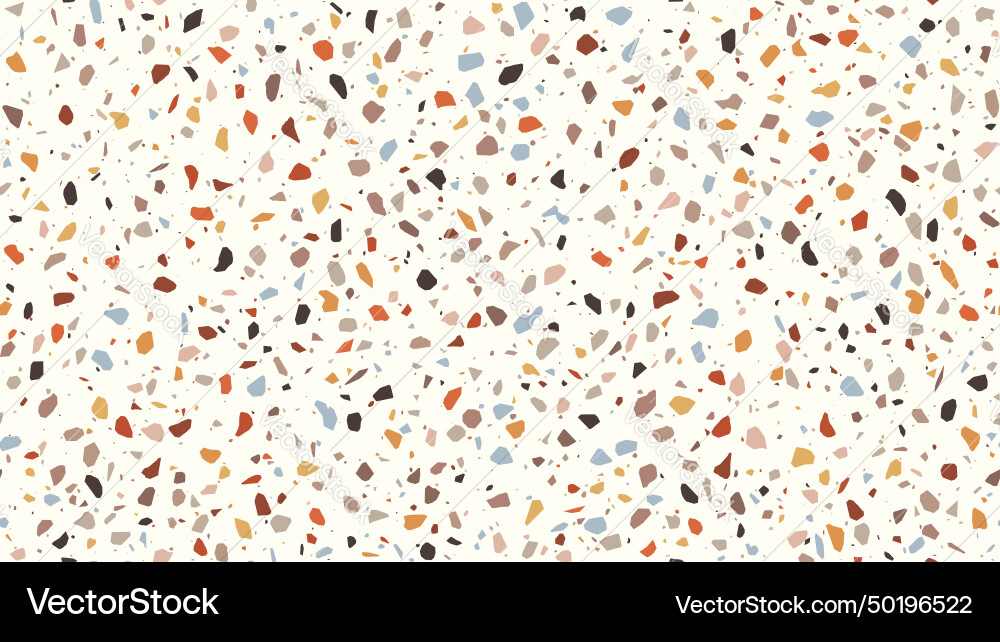 Terrazzo tile mosaic pattern terazzo marble floor Vector Image