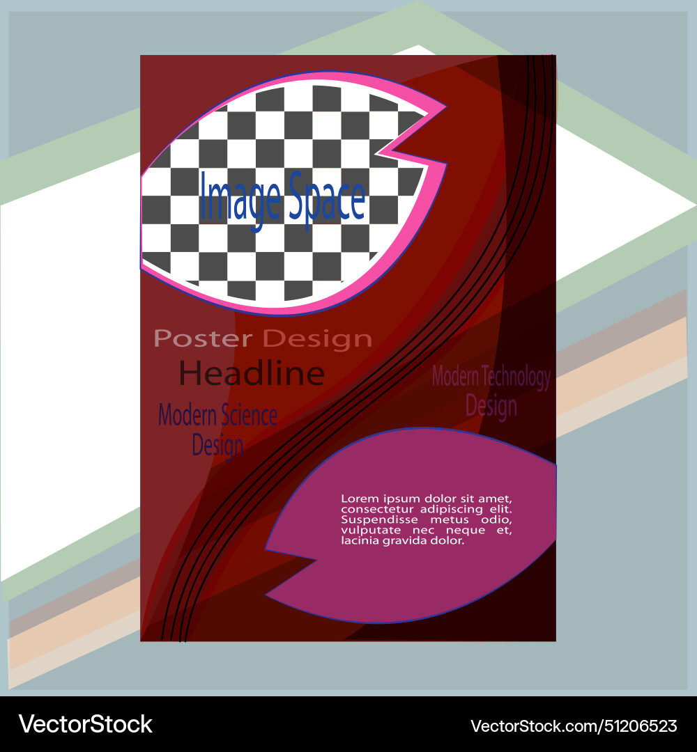 Poster 6 Royalty Free Vector Image - VectorStock