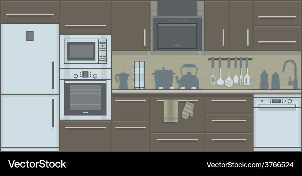 Kitchen Royalty Free Vector Image - VectorStock