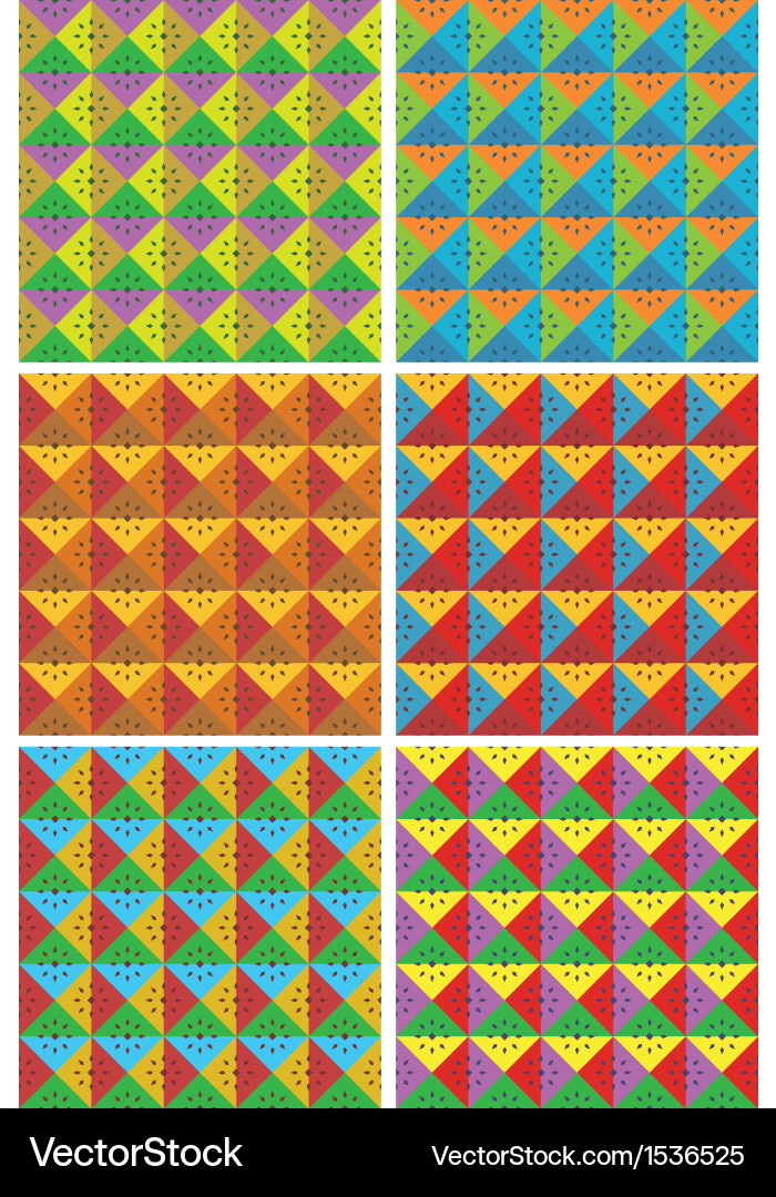 Abstract square patterns Royalty Free Vector Image