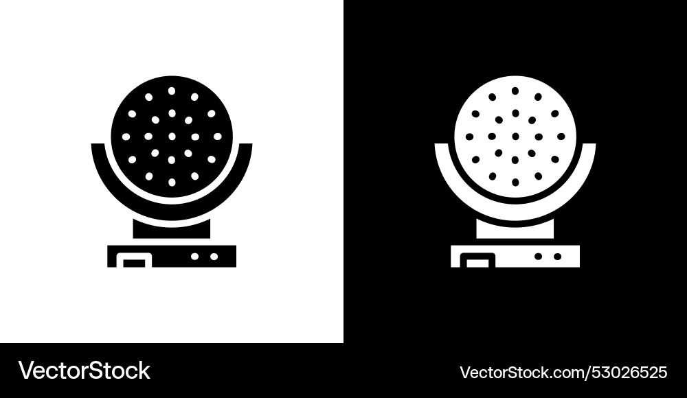 Laser lamp icon logo set Royalty Free Vector Image