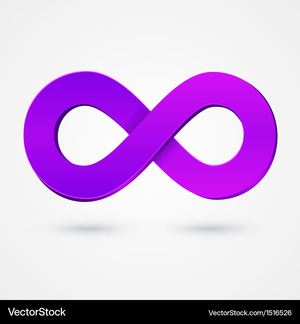 Abstract Infinity Symbol Royalty Free Vector Image