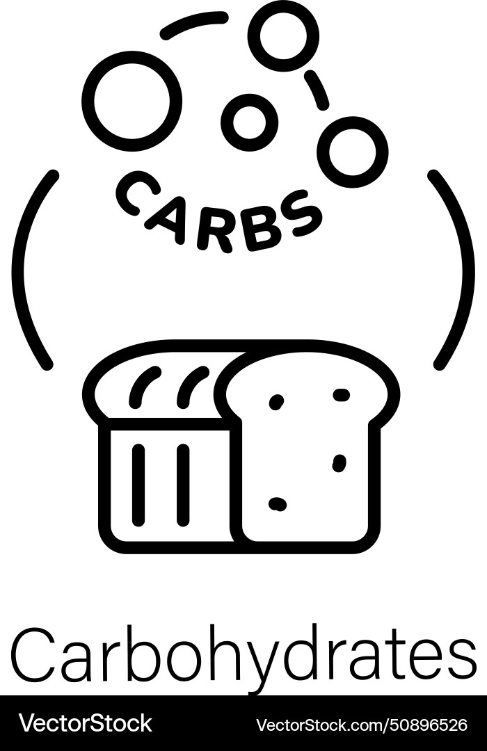 Carbohydrates Royalty Free Vector Image - VectorStock