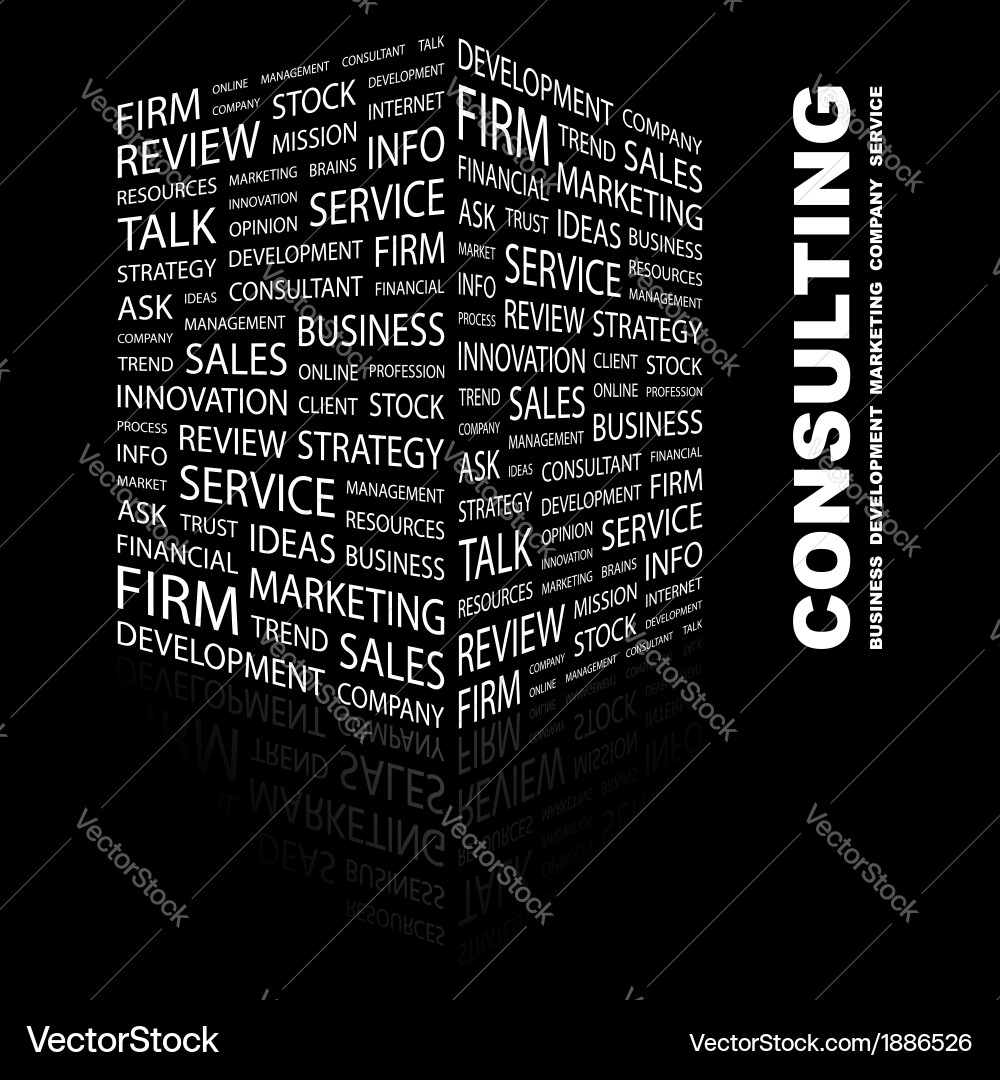 Consulting Royalty Free Vector Image - VectorStock