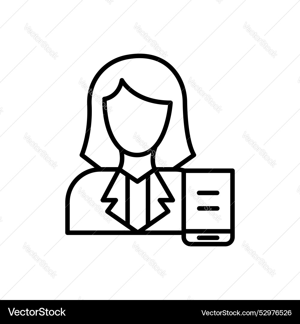 Librarian icon Royalty Free Vector Image - VectorStock