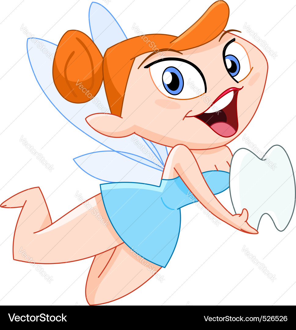 Tooth fairy Royalty Free Vector Image - VectorStock