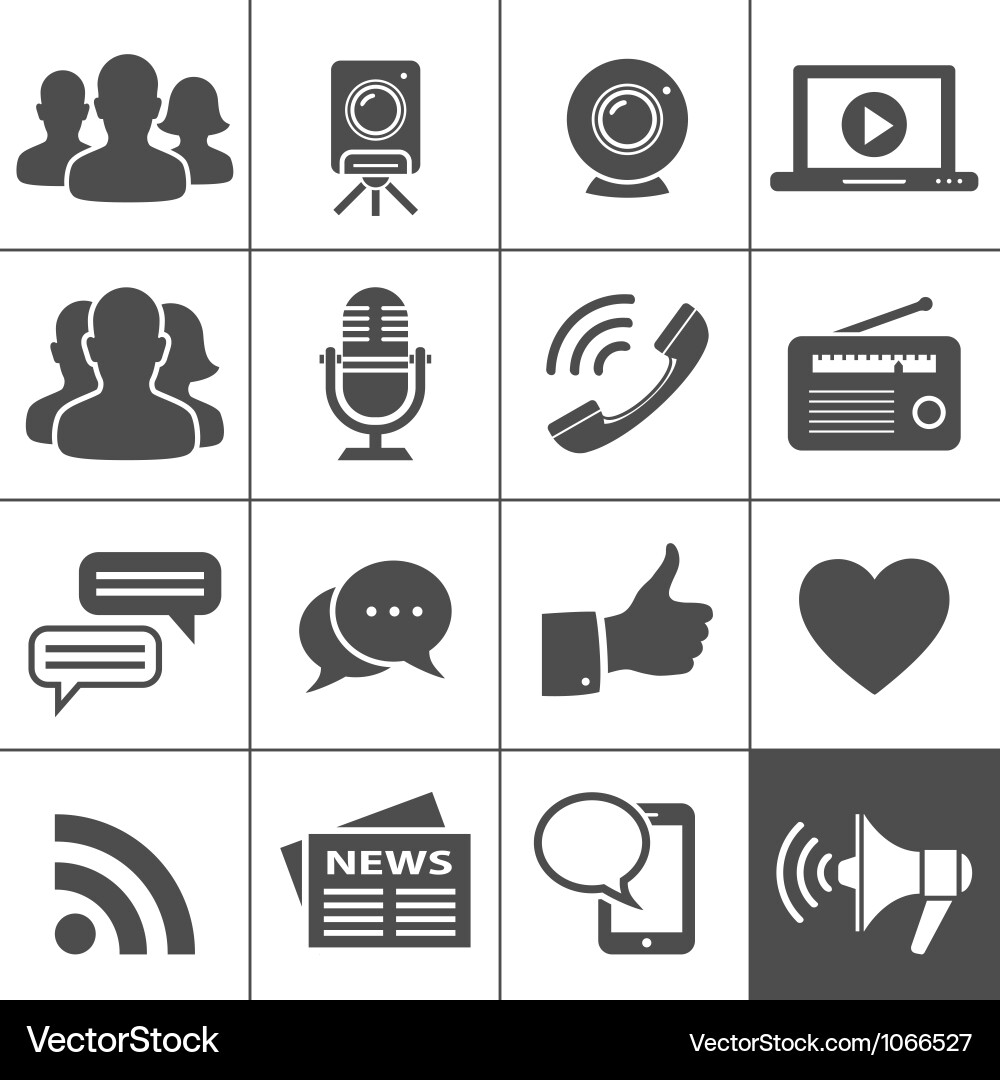 Free Social Network Icons Vector Images (over 10,000)