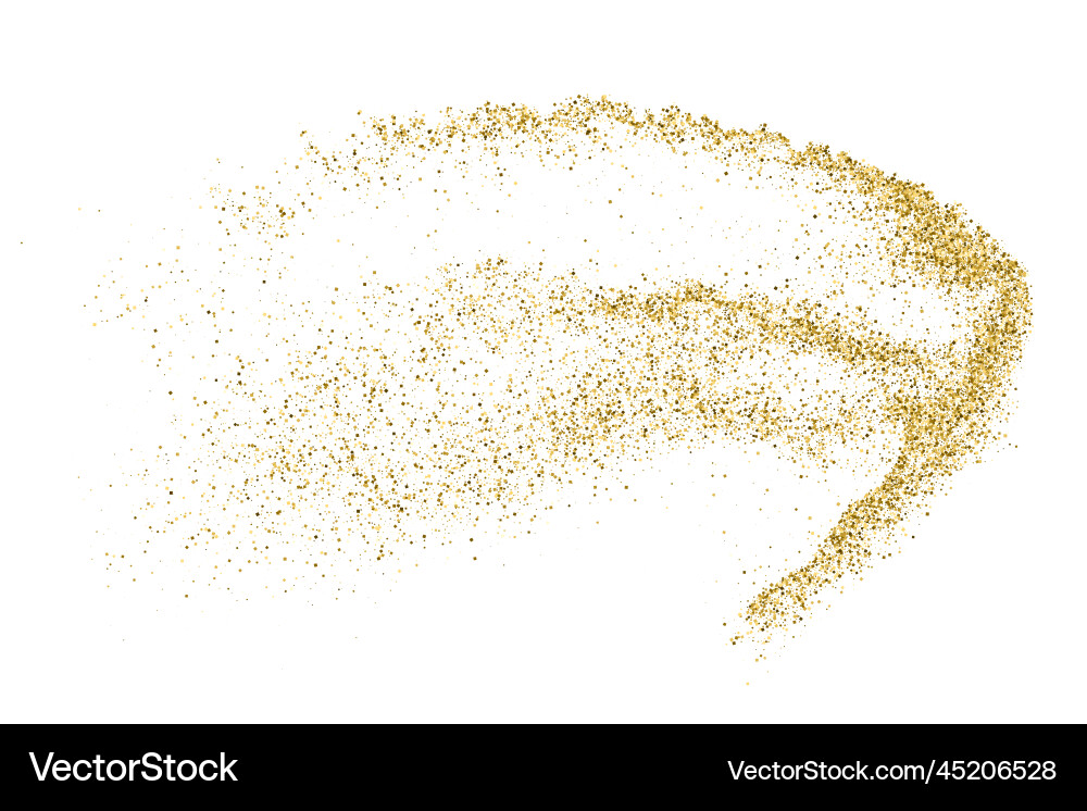 Gold glitter texture Royalty Free Vector Image