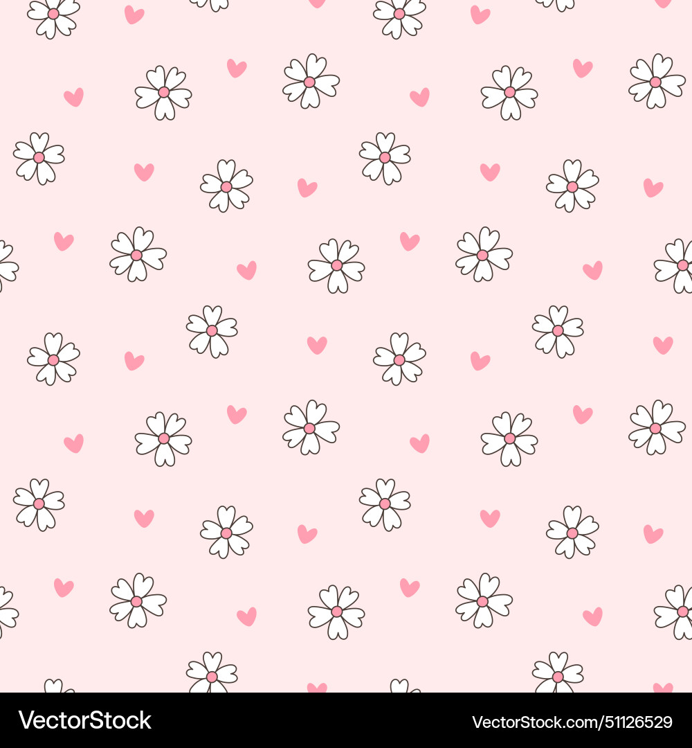 Small Pink Flower Patterns Vector Images (over 4,300)