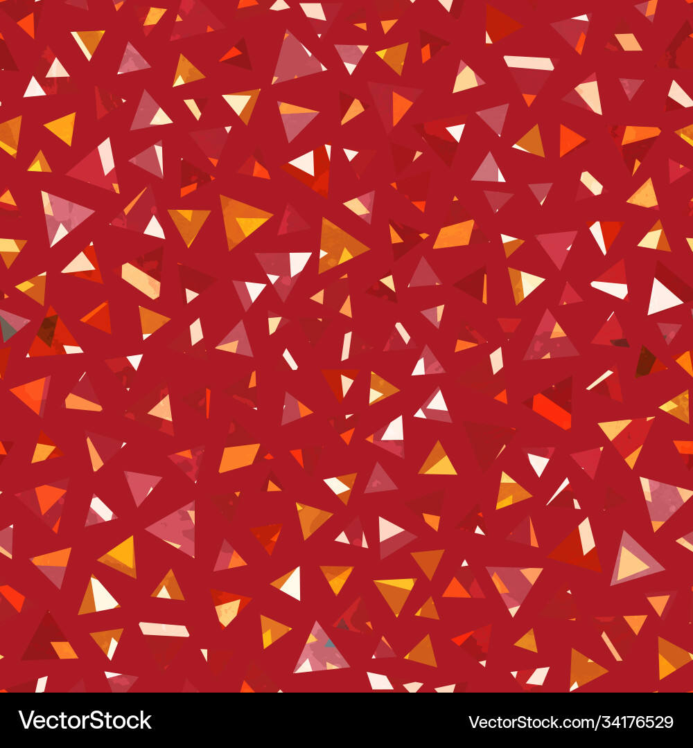 Triangle gems seamless texture Royalty Free Vector Image