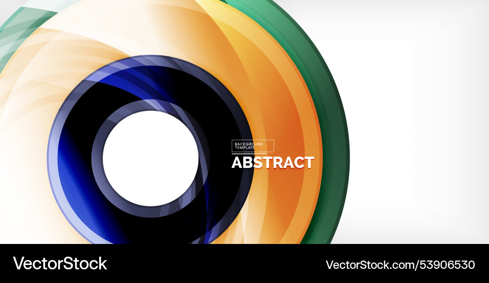 Circles round elements ring shapes premium Vector Image