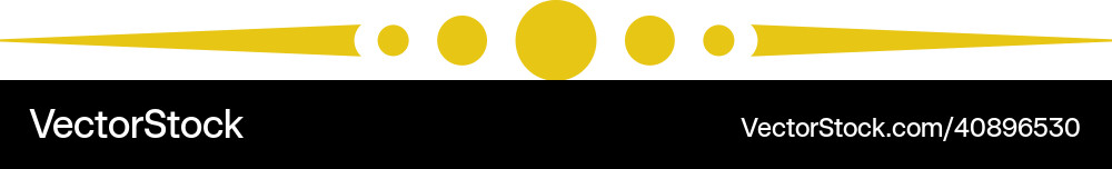 Decorative divider in simple modern style page Vector Image