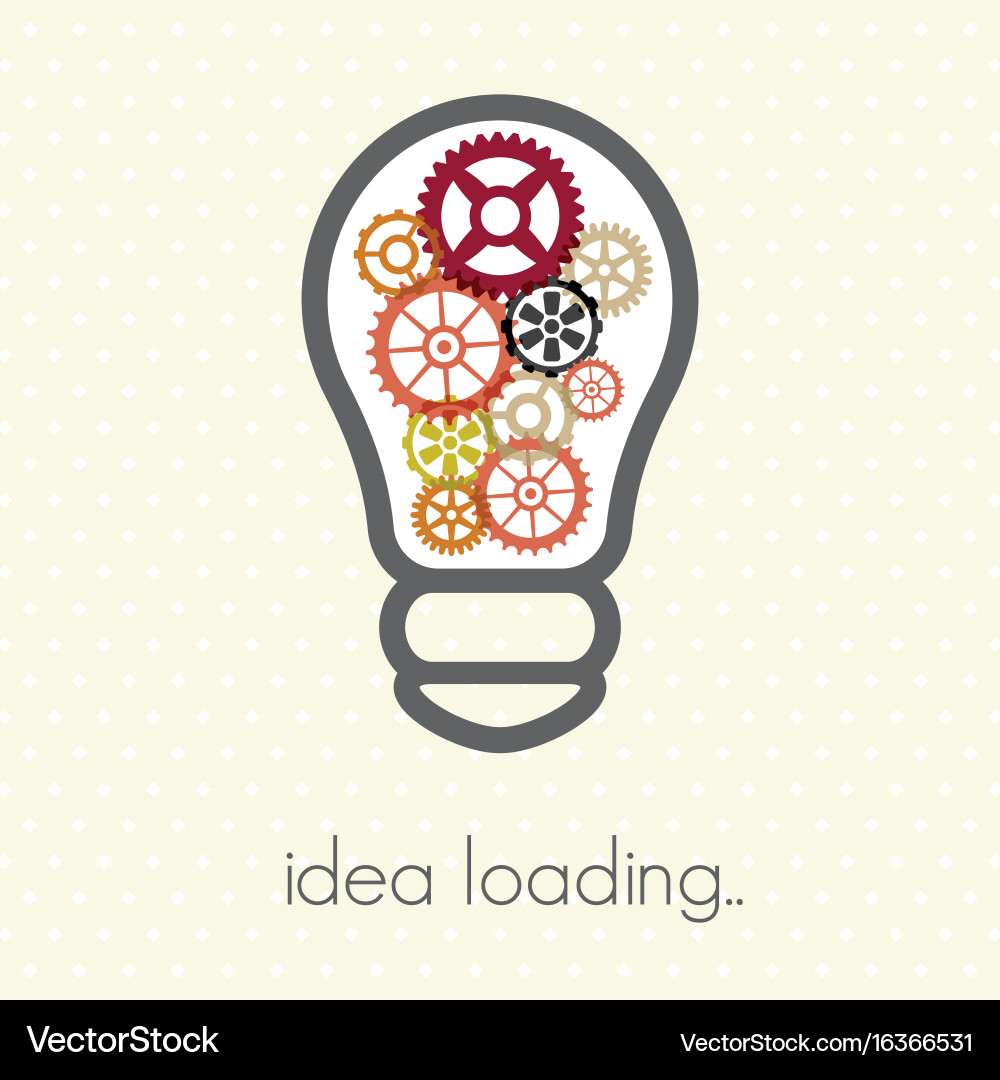 Idea loading Royalty Free Vector Image - VectorStock