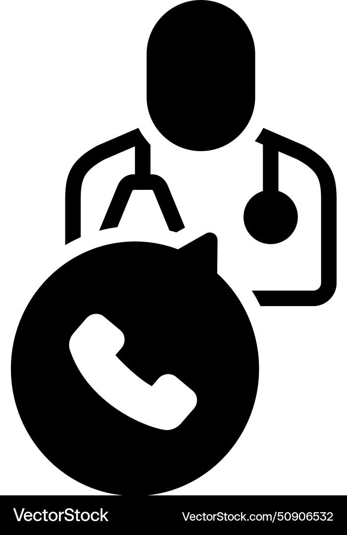 Call the doctor Royalty Free Vector Image - VectorStock