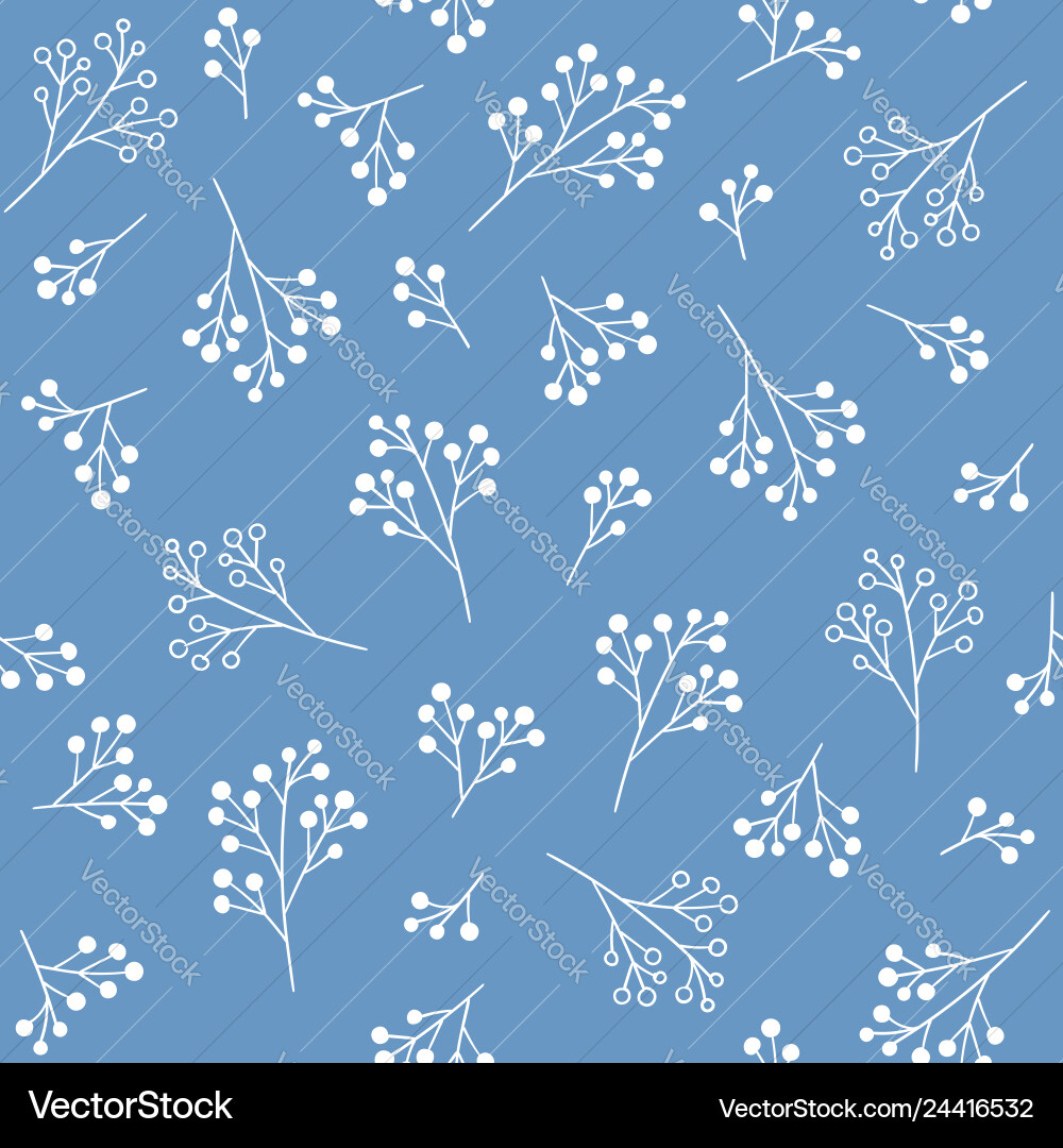 Floral seamless pattern fabric print design Vector Image