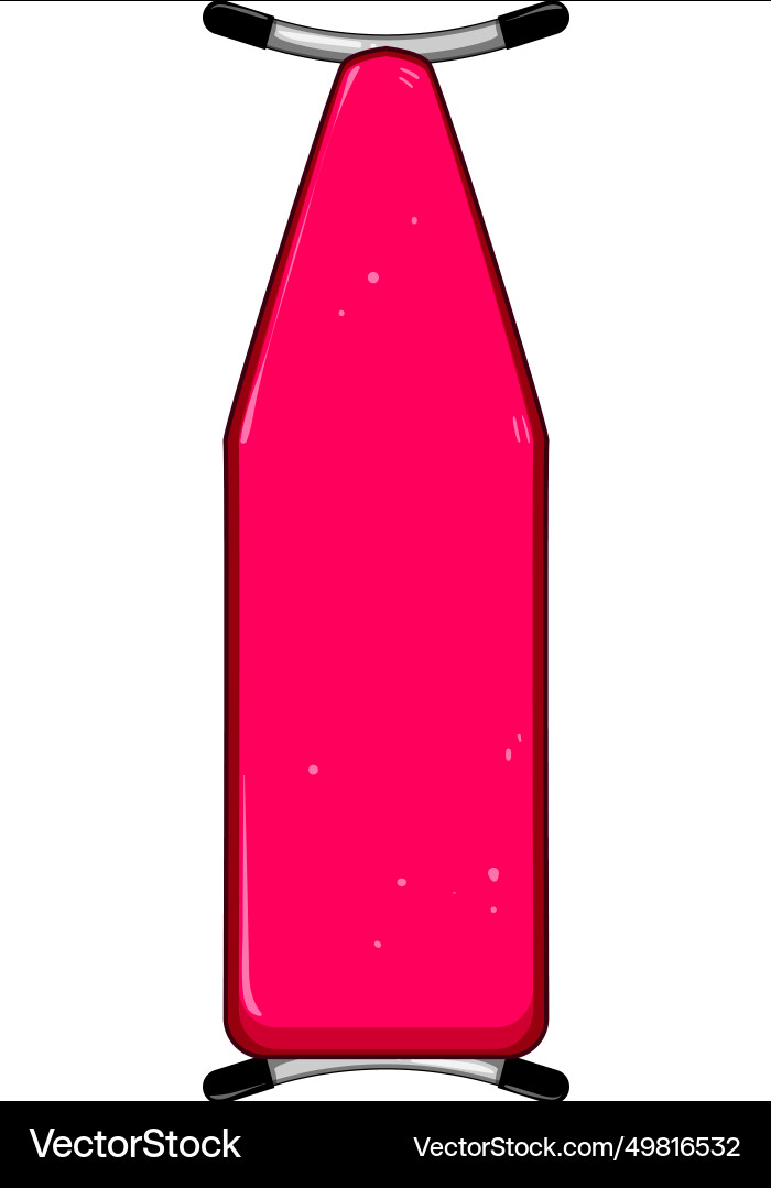 Laundry ironing board cartoon Royalty Free Vector Image